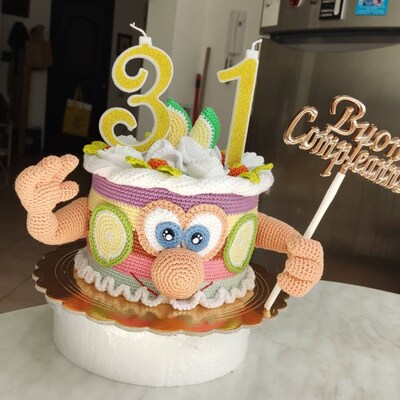 Cake XL Amigurumi Crochet Pattern Birthday Present - Etsy