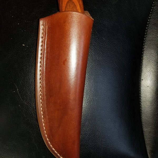 Leather Knife Sheath for Buck 192 Vanguard or Similar Knife 2A - Etsy