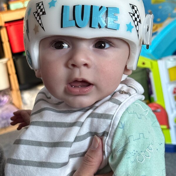 Cranial Helmet Decals, Doc Band Decals, Plagiocephaly, Brachycephaly ...