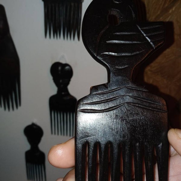 Ebony Afro Combs - Etsy