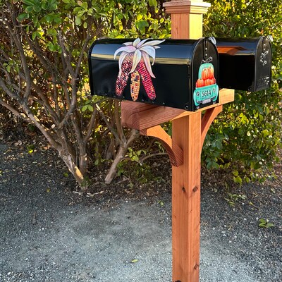 Mailbox Magnet Partial Cover Christmas Candy Cane Oval - Etsy