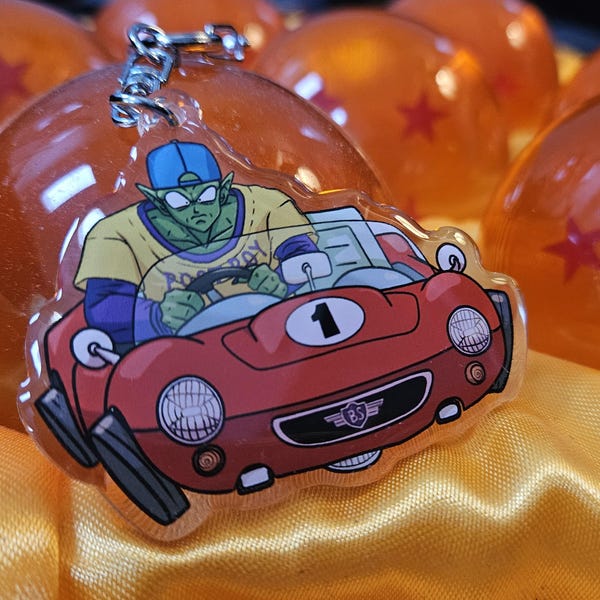 White Haired Anime Boy Keychain - Etsy