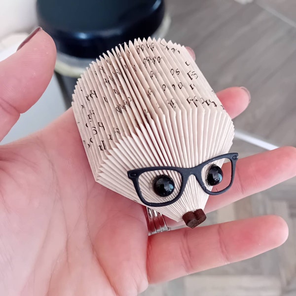 Small Paperbook Hedgehog - Etsy UK