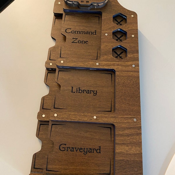 MTG EDH Commander Deck Holder - Magic the Gathering Custom Gift - Card ...