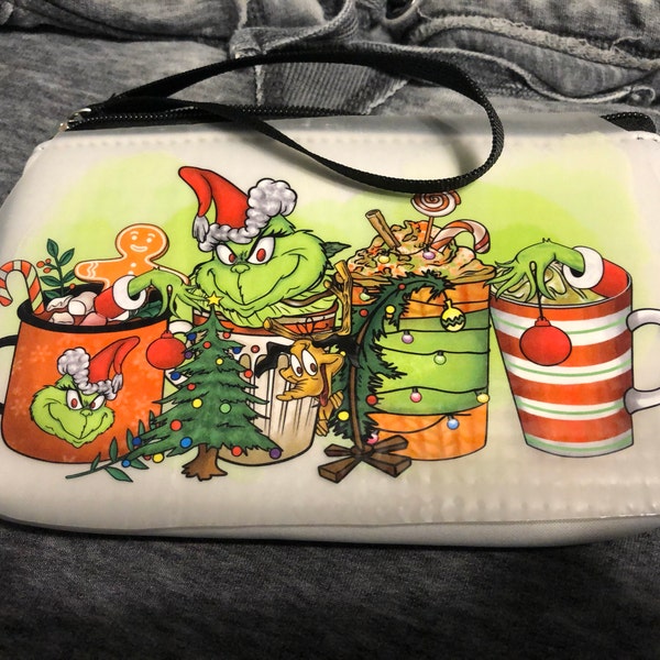 Grinch Latte Coffee DTF Transfers Ready to Press, Direct to Film ...