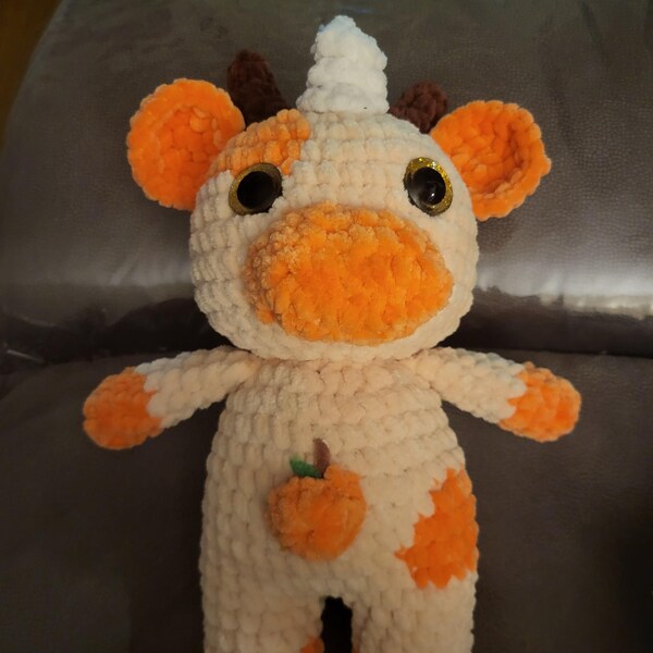 Crochet 3-in-1 Holiday Cows Pattern: Pumpkin, Peppermint, Gingerbread ...