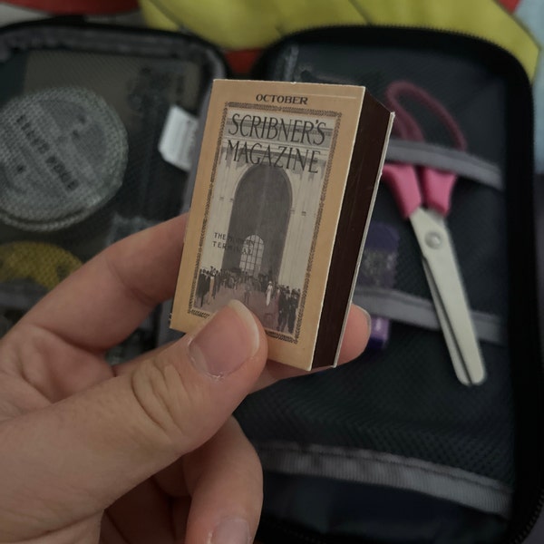 Mini Kraft Paper Book | Yellow, Pocket Ephemera Vintage, Thin Paper ...