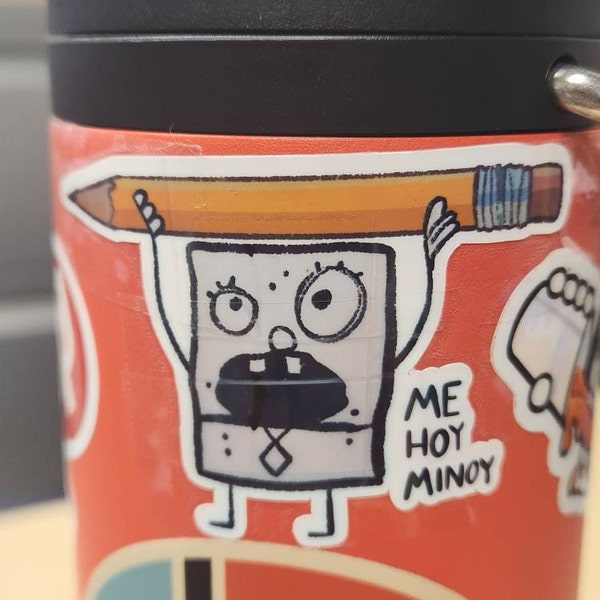 Doodlebob Sticker | Spongebob | Cute Stickers | Pop Culture | Bikini ...