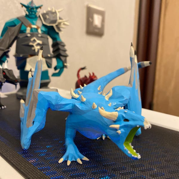 Callisto Resin Figure Osrs, Wilderness Boss Collectible, Hand-painted ...