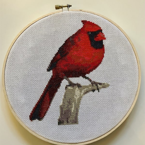 Cardinal Cross Stitch Pattern - Birds Embroidery - PDF - Instant ...