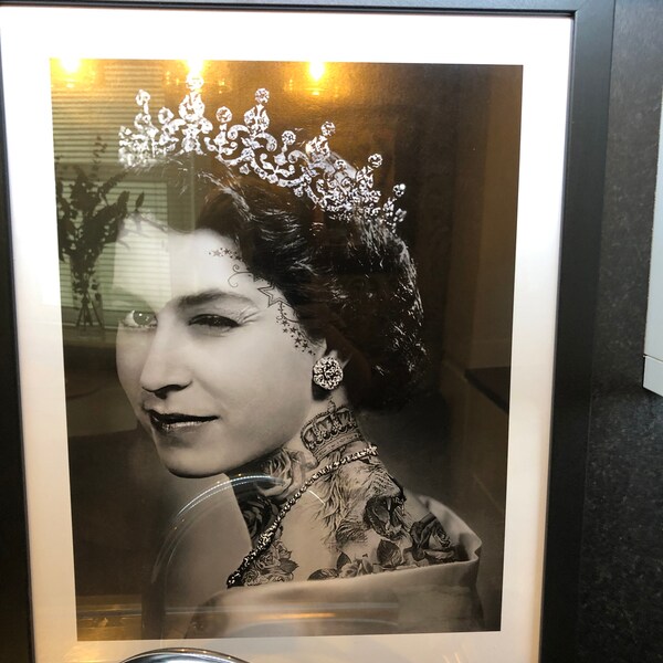 Punk Queen | Queen Elizabeth | Home Decor | Wall Art Print | Limited ...