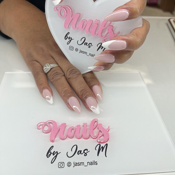 New Custom Nail Logo 3D Acrylic Nailfie Photo Prop, Nail Technician ...