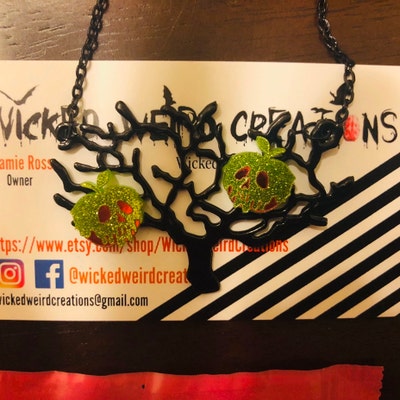 Posion Apple Tree Necklace - Etsy