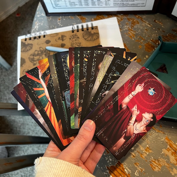 Arthur's Deck of Many Things, Dnd 5e Compatible RPG Cards, TTRPG Gold ...