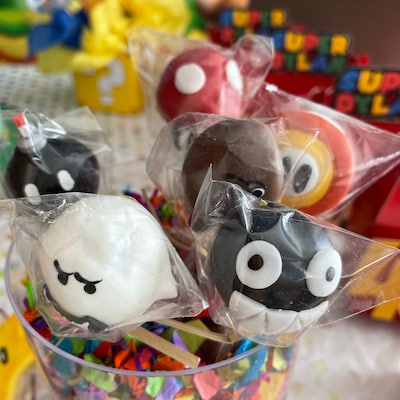 12 Cake Pops, Video Game, Kids Party, Gamer Party, Birthday Party - Etsy