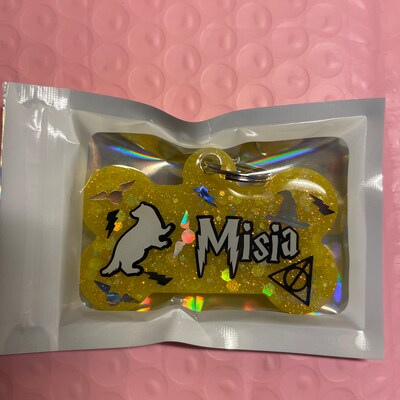 Waffle Pet Tag - Etsy