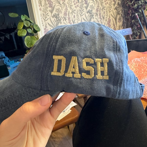 Custom Embroidered Outline Couples Hat From Photo, Couple Embroidery ...