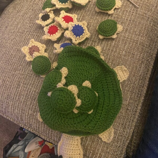 The ORIGINAL Turtle Memory Game PATTERN English Pdf ORIGINAL Stitched ...