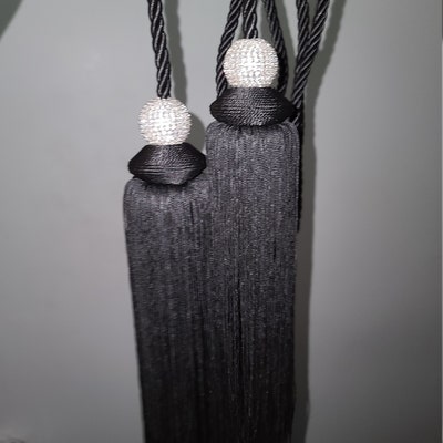 Pack of 2 Crystal Tie Back Swarovski Tiebacks Luxury Home Decor Home ...