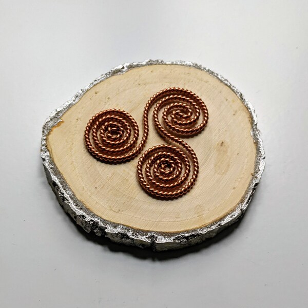 Upgraded New Giza Style Copper Pyramid With Infinity Twisted Wires, 19 ...