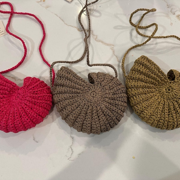 Seashell and Starfish Bag Charm - Marine Theme Keychain, Crochet Shell ...