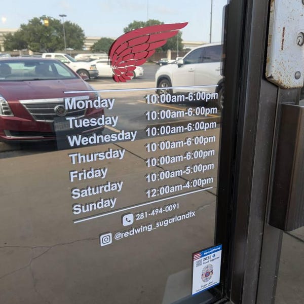 Storefront Window Decal - Premium Quality Vinyl Sticker for Business ...