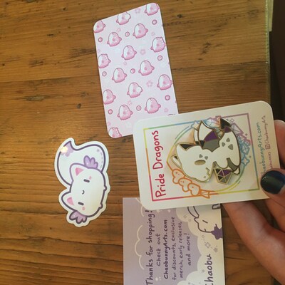Demi Pride Dragon Enamel Pin - Etsy
