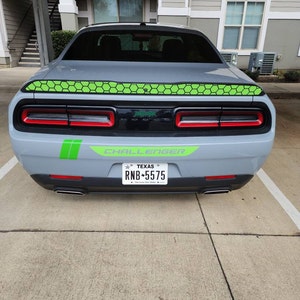 Custom Text Front Bumper Vinyl Decal Fits Dodge Challenger Sxt - Etsy