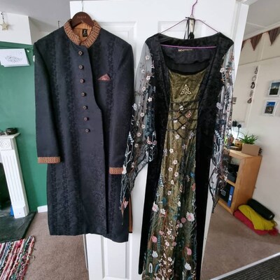 Elfcore Pale Champagne Ivory Duchess Satin Bride Ivory Fairycore Meadow ...