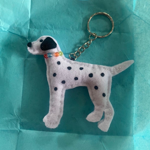 Dalmatian Keyring Dalmatian Gift for Dalmatian Lover Gift Dalmatian Dog ...