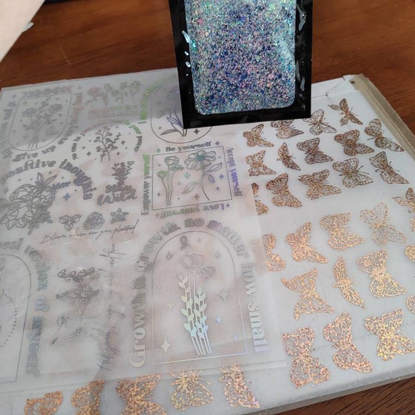 Resin Foil Surreal Eve - Resin Foil Sheet Art Supplies - Etsy