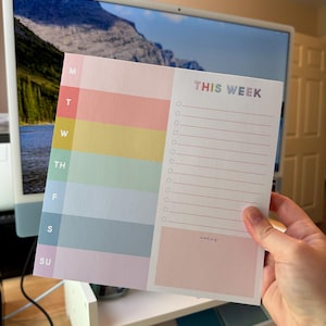 Modern Classics First Name Notepad, Custom Notepad, Personalized Paper ...