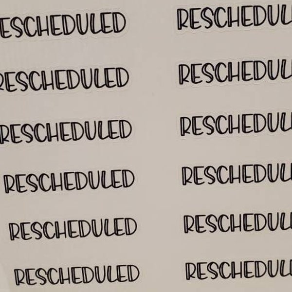 Custom Planner Script Stickers, Personalized Handwritten Labels, Custom ...