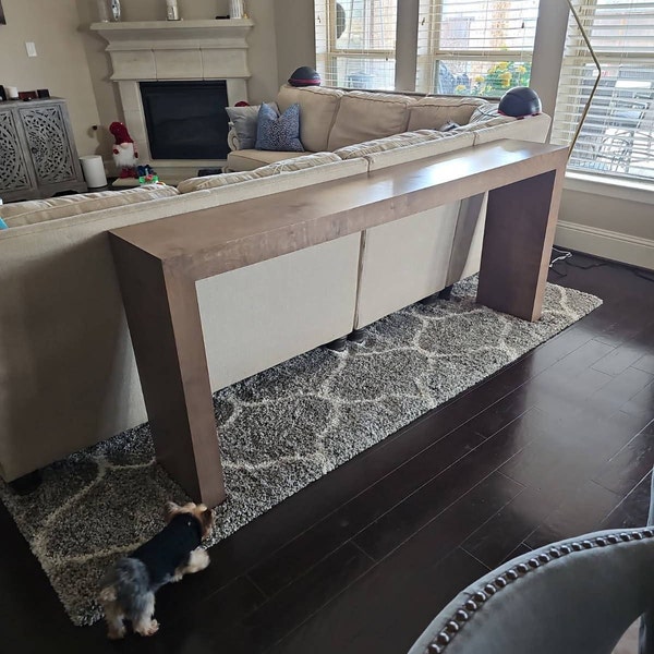 The “norma” Console Table - Custom Birch Console Table, Entry Table ...