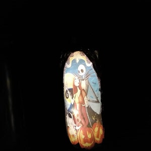 Corpse Bride Inspired Bottle Lamp and Glass Set - Etsy UK