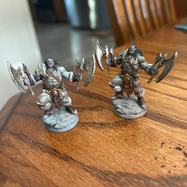 Dnd Female Fighter - Barbarian - Shapeshifter - Werebear Unpainted ...