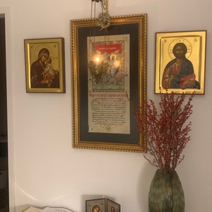 Panagia Paramythia Hand-painted Icon Byzantine Orthodox Icon of ...