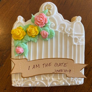 Garden Gate or Head Board Cookie Cutter and Fondant Cutter and - Etsy