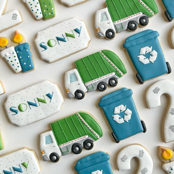 Trash Garbage Recycle Truck Cookie Cutter - Etsy
