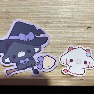 Spooky Cow Stickers Vinyl Sticker Stickers Cute Halloween Decal Fall ...
