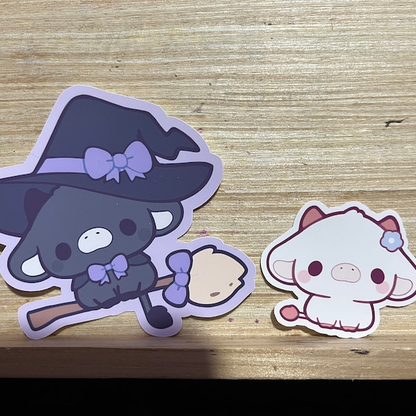 Spooky Cow Stickers Vinyl Sticker Stickers Cute Halloween Decal Fall ...