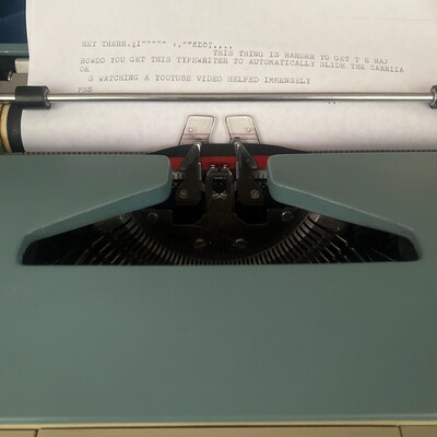 1928 Royal Model P Typewriter With Wood Grain Finish and Case - Etsy