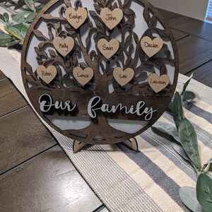 Grandkids Our Family Family Tree Sign Grandparents Sign - Etsy