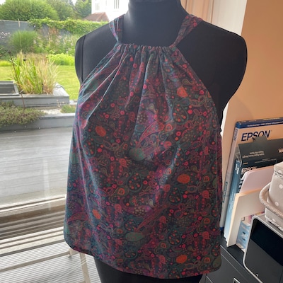 Dress Sewing Pattern Halter Tie Back Dress Pattern Women Sewing Pattern ...