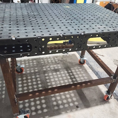 3 X 4 Bad Dog Fab Block Table DXF SVG Welding Table Plans CNC Plasma ...