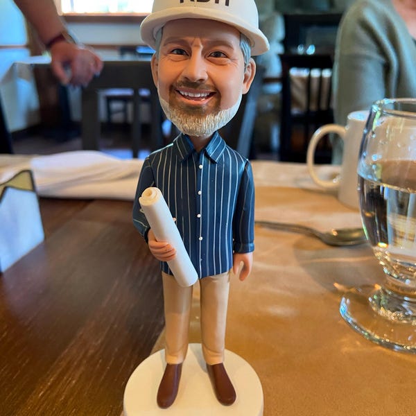 Custom Engineer Bobbleheads,custom Worker Bobbleheads,personalized ...