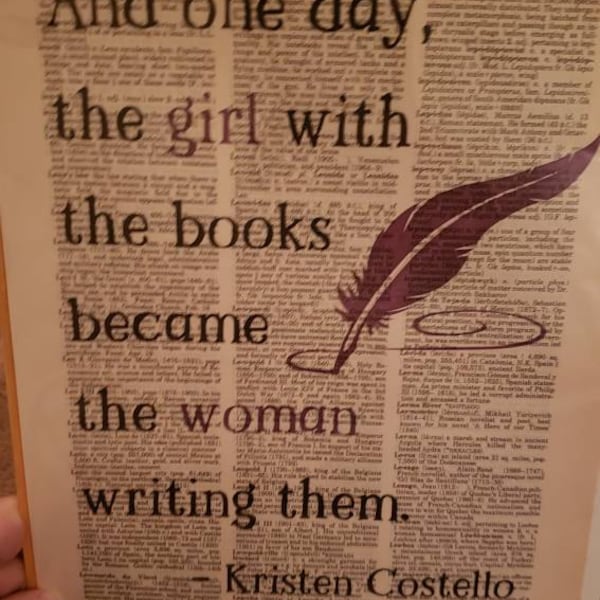 And One Day the Girl With the Book Became the Woman Writing Them ...
