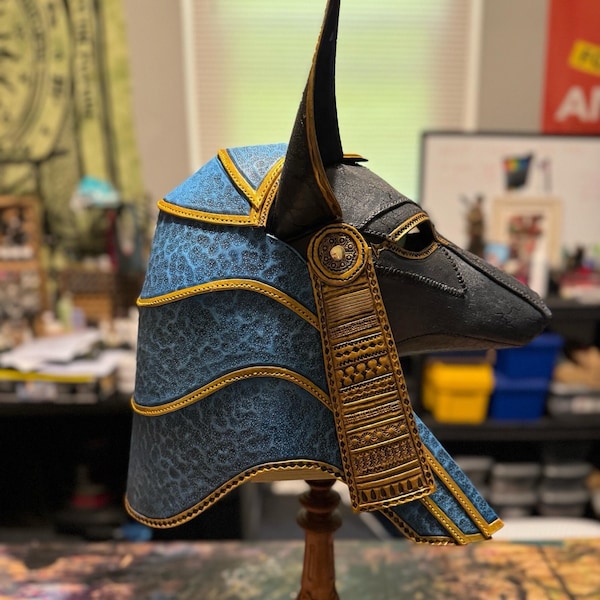 PDF Pattern Leather Anubis Mask With Headpiece - Etsy