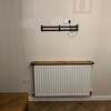 Hand Crafted Rustic Reclaimed Solid Pine Timber Radiator Shelf With ...