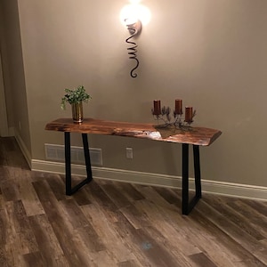 Steel End Table Legs/Night Stand Legs/Wide Base Trapezoid/Set | Etsy